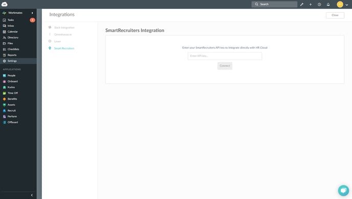 SmartRecruiters integration